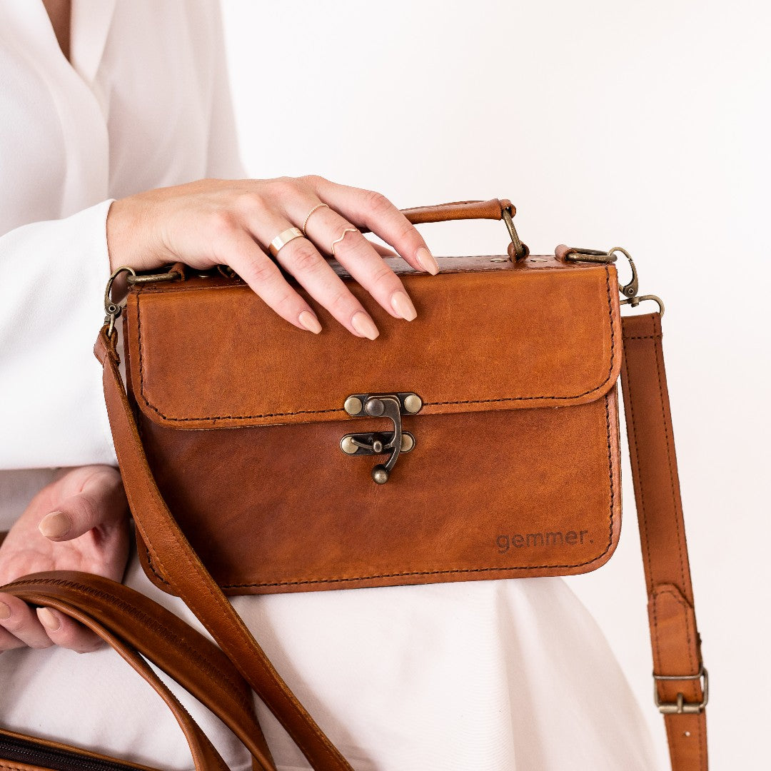 The Amanda Bag – Forrest Grey